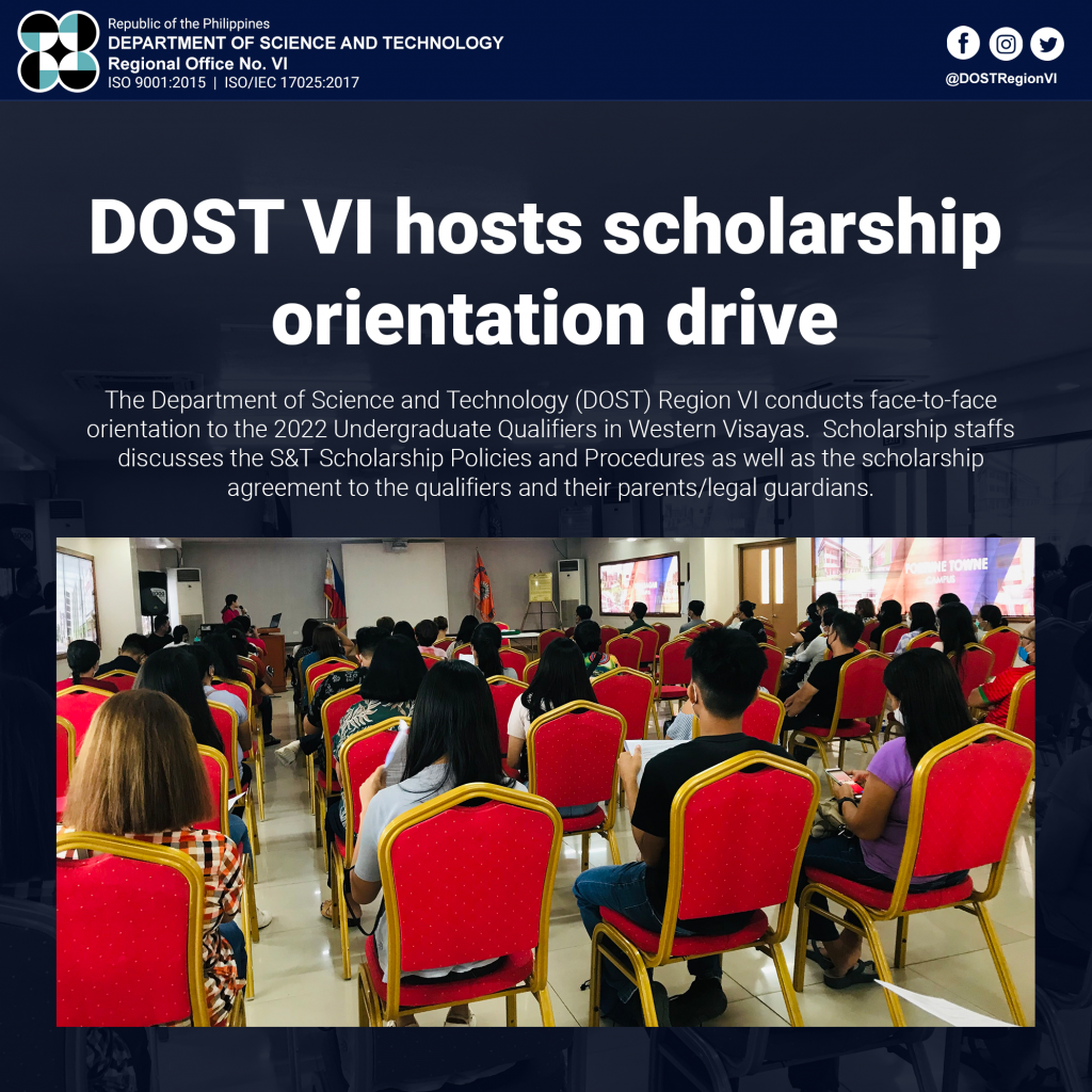 DOST VI hosts scholarship orientation drive | Department of Science and ... DOST VI hosts scholarship orientation drive | Department of Science and ...